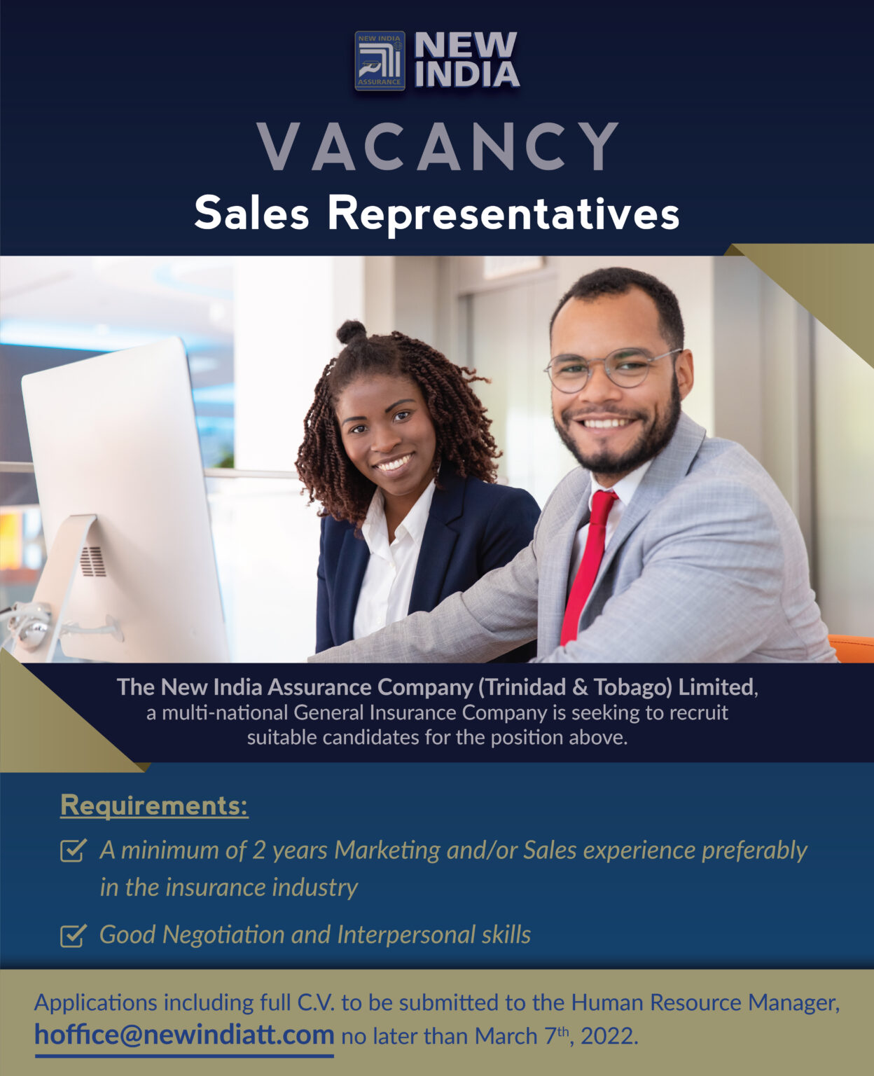 Career Opportunities - New India Assurance Company Limited